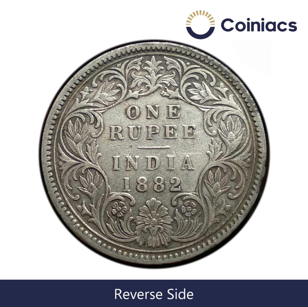 One Rupee Victoria Empress Silver old coin - Coiniacs