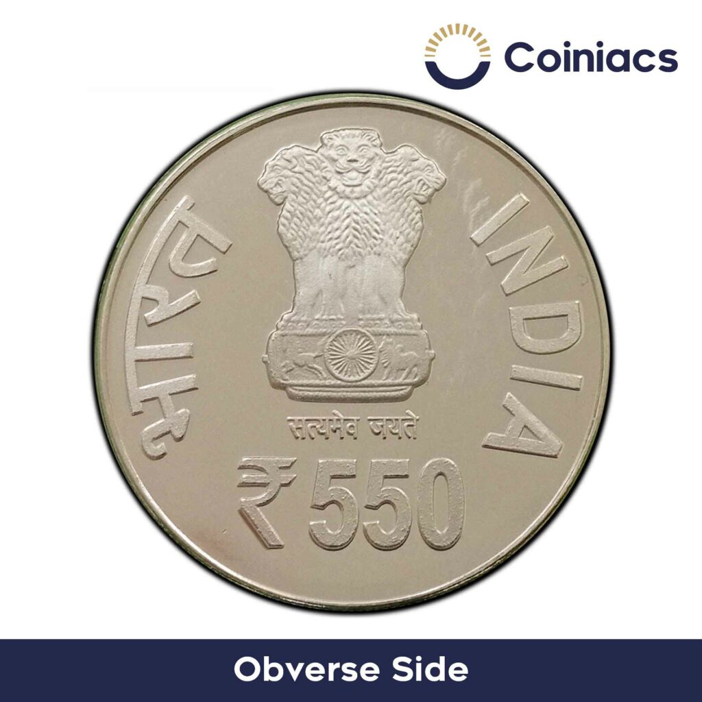 550 Rupees Sri Guru Nanak Dev Ji 2019 coin - Coiniacs