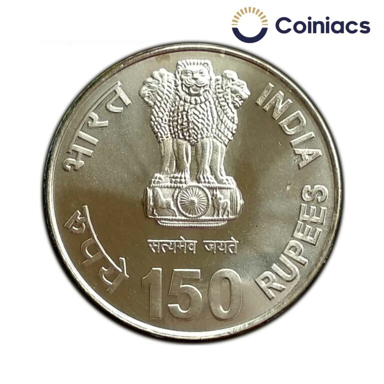 150 Rupees Rabindranath Tagore 2011 Silver coin - Coiniacs