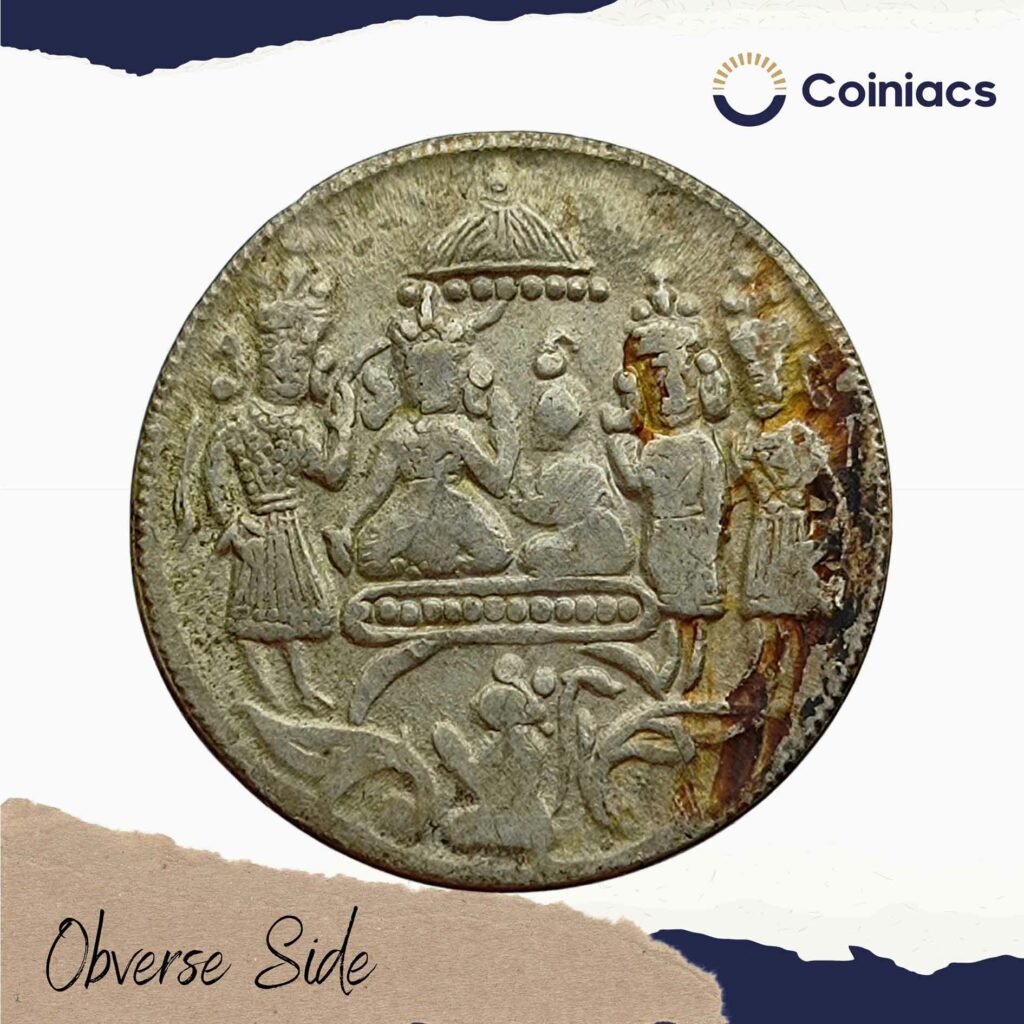 Temple Token depicting Ram Darbar (Note: This is a token and not a coin ...