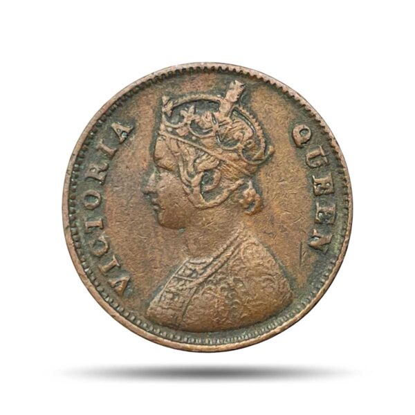 Quarter Anna Victoria Queen 1862 Copper Coin, British India Uniform ...